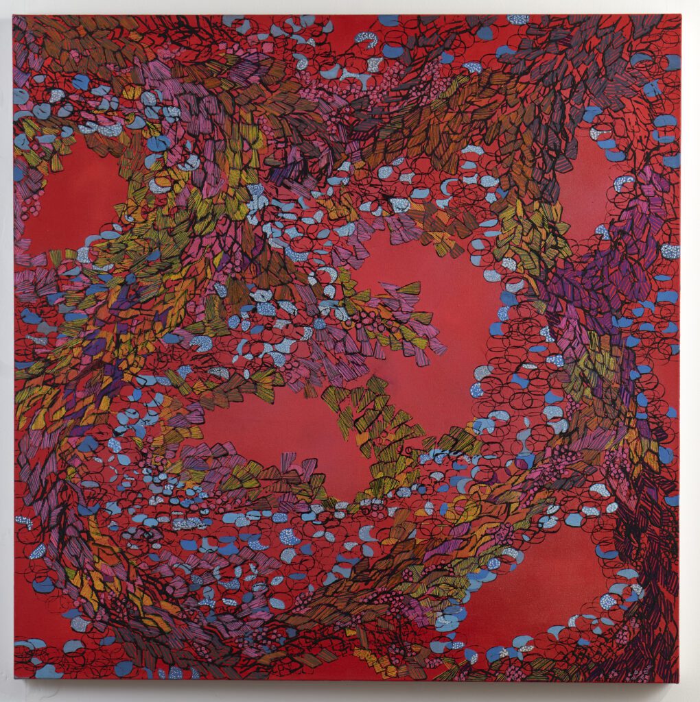 Autumn Rhythm - Blue & Berry Art Gallery